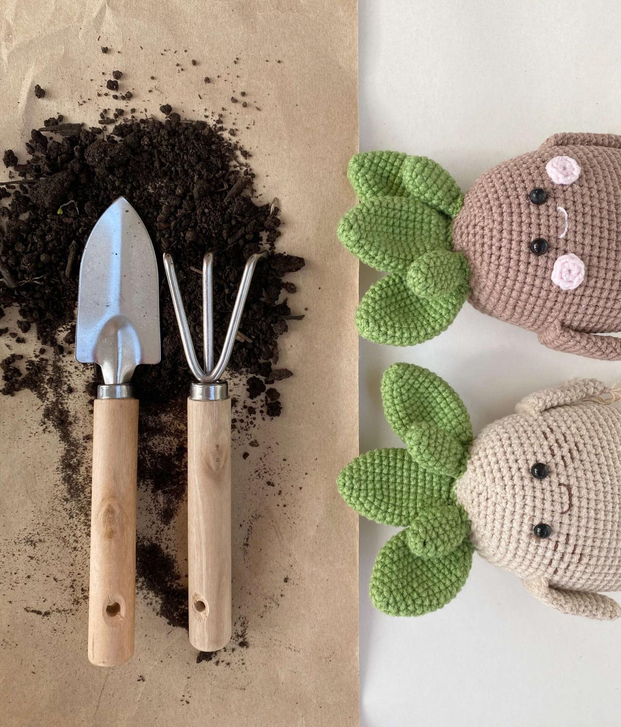 Pattern Crochet Baby Mandrake Root Kawaii Crochet Toy Pattern Amigurumi ...