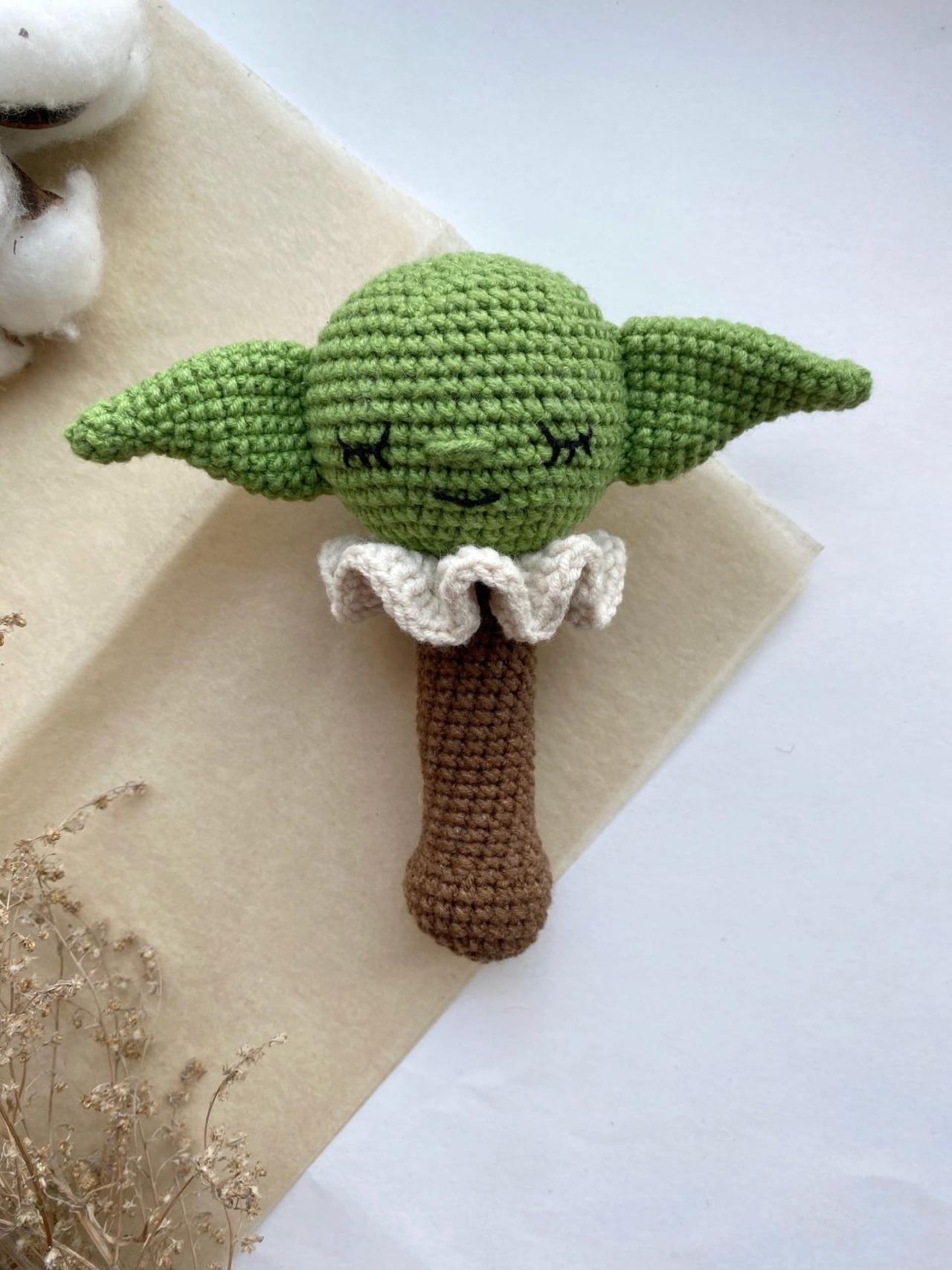 Set Of 2 Star Wars Baby Alien Rattle And Teether Mandalorian Jedi ...