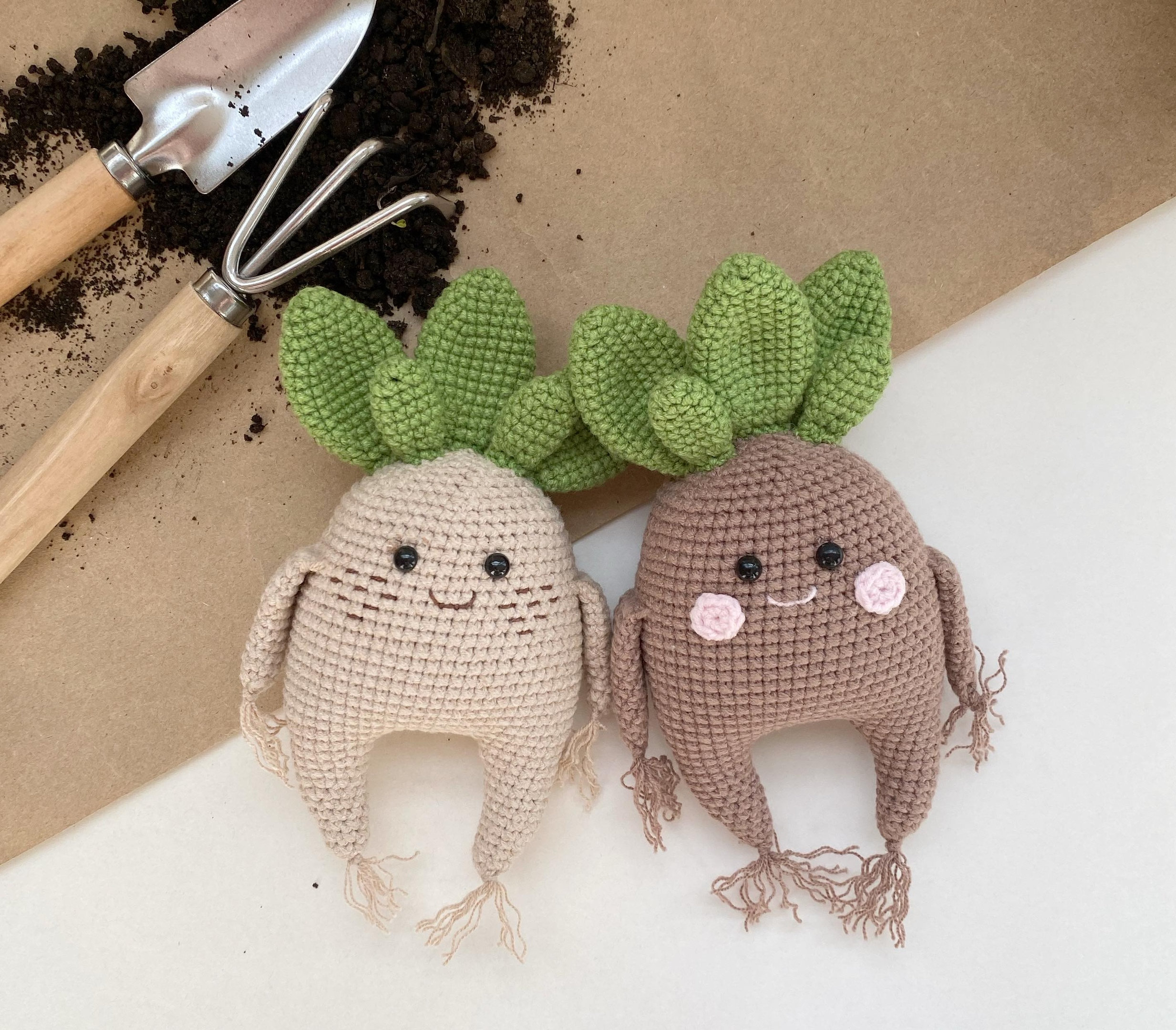 Pattern Crochet Baby Mandrake Root Kawaii Crochet Toy Pattern Amigurumi ...