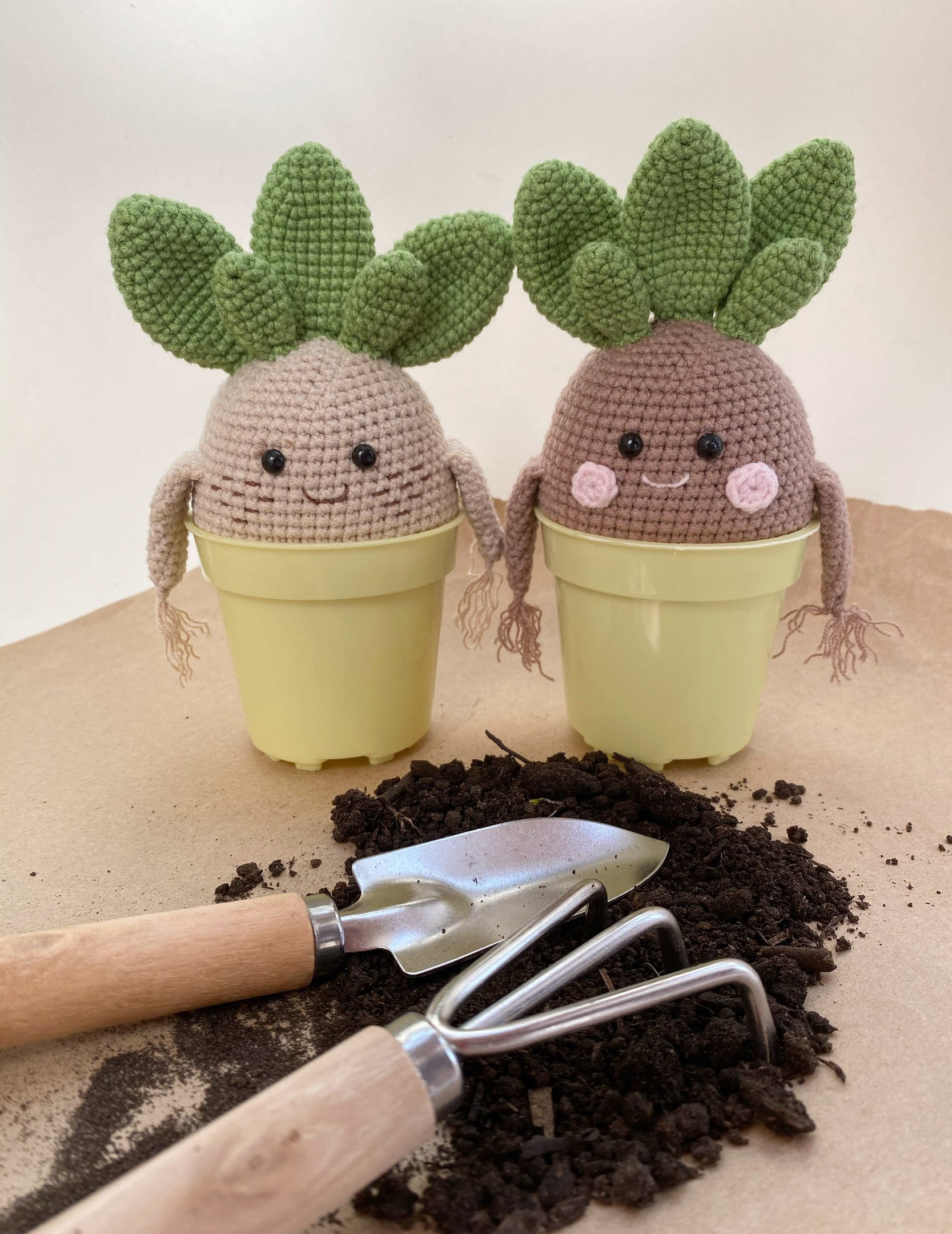 Pattern Crochet Baby Mandrake Root Kawaii Crochet Toy Pattern Amigurumi ...